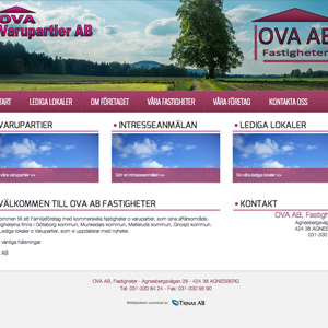 Välkommen till OVA Fastigheter AB - OVA Varupartier AB